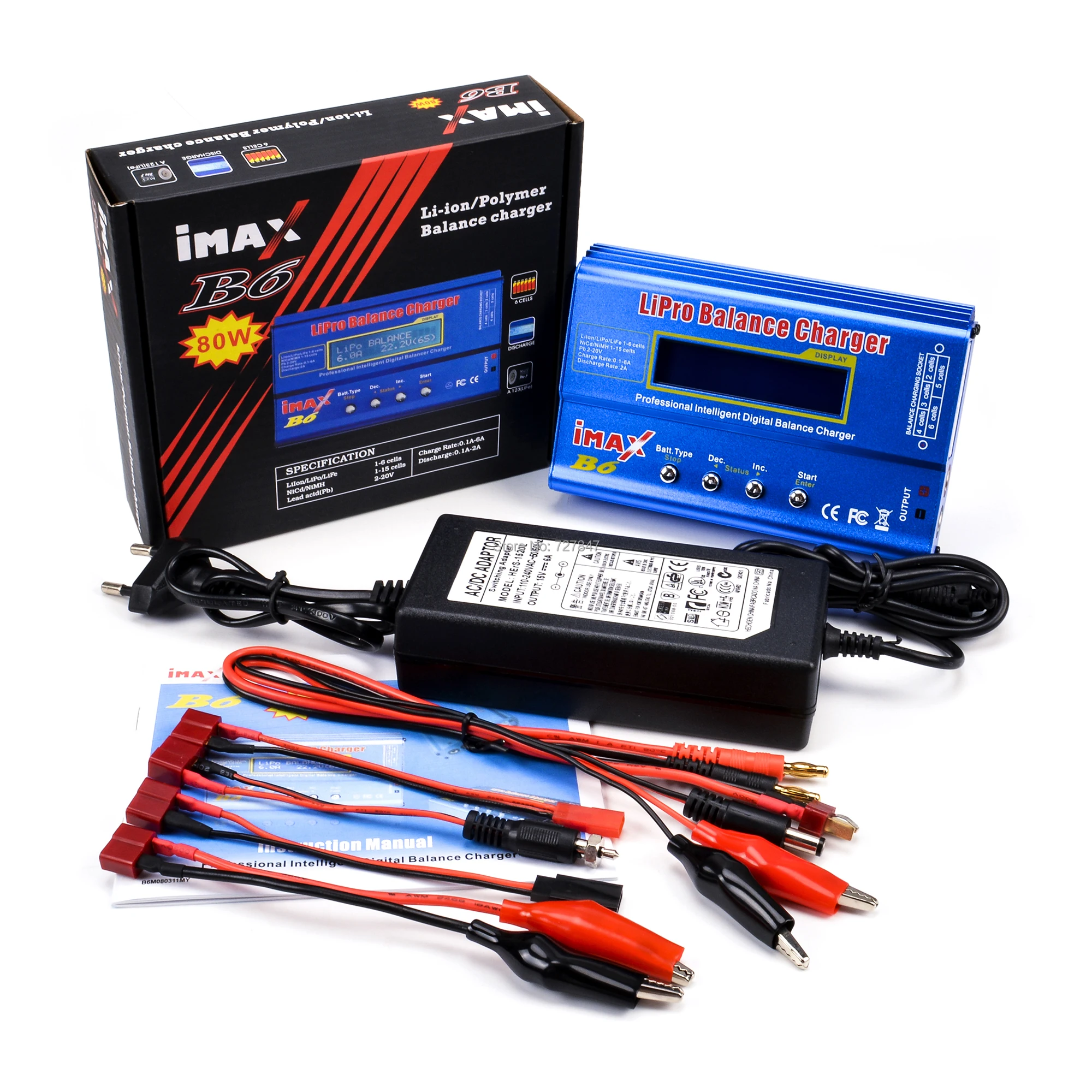 New-iMAX-B6-LCD-Screen-Digital-RC-Lipo-NiMh-Battery-Balance-Charger ...