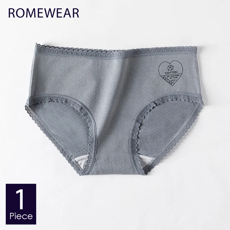 ROMEWEAR bragas de algodón para mujer, ropa interior cómoda de encaje ...