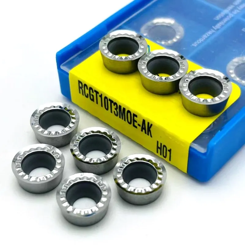 Rcgt1003 Rcgt10t3 Mo Ak H01 Aluminum Alloy Turning Insert R5 Round ...
