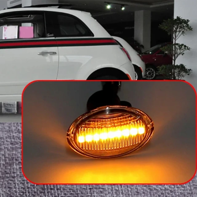 3W 12V DC 5000 Hours Dynamic LED Side Marker Indicator Repeater Light ...