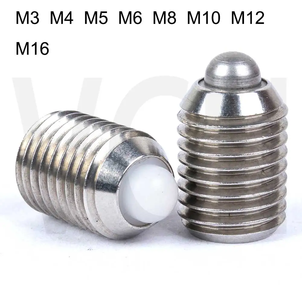 Spring Plungers ,spring Pins,304 Stainless Steel,hex Wrench Hole ,m3 M4 ...