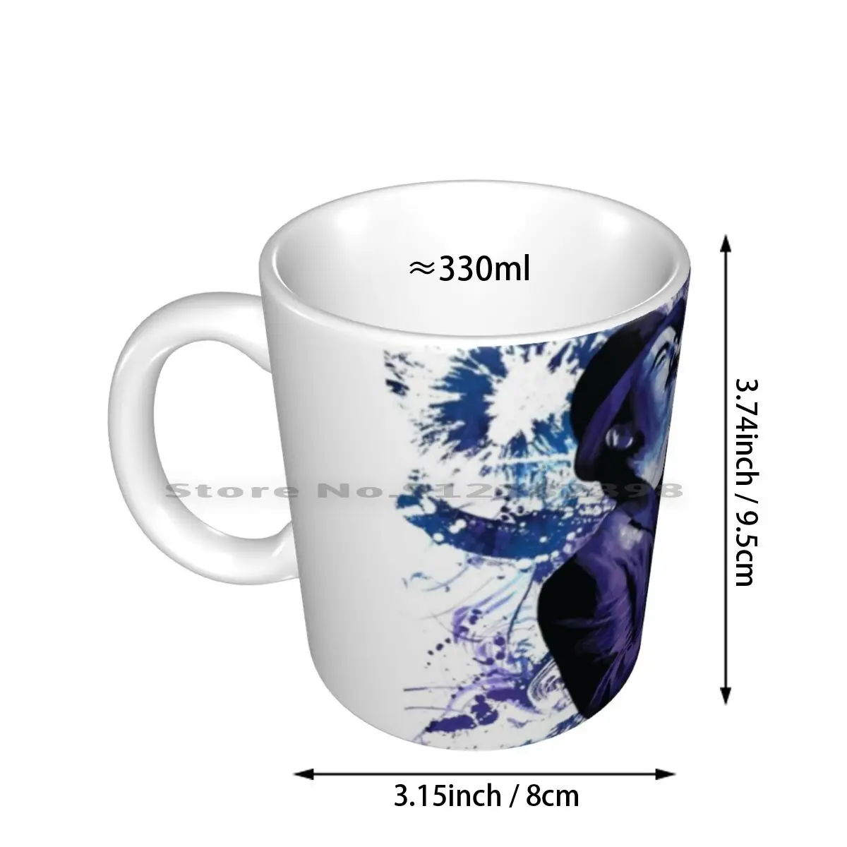 Ron Swanson Mustache Cup