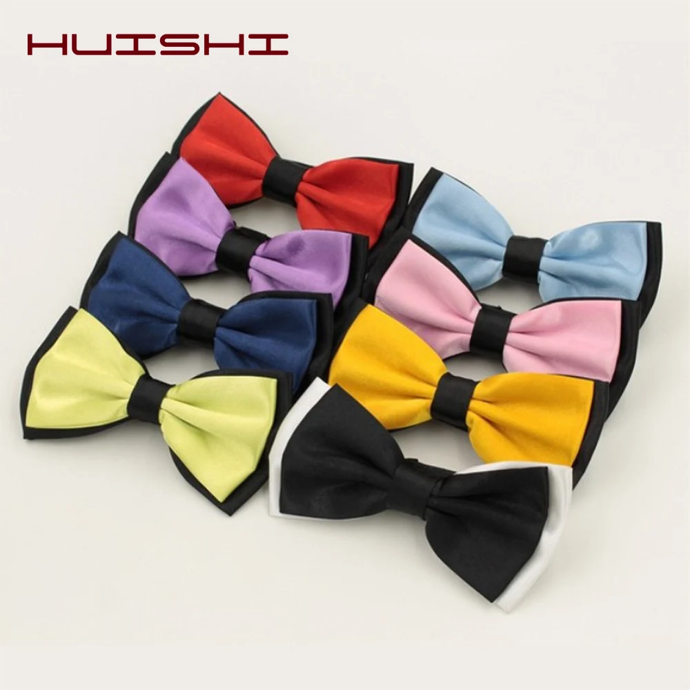 Mens Adjustable Black Bow Tie | Neck Tie Bow Men | Bow Tie Male Tied ...