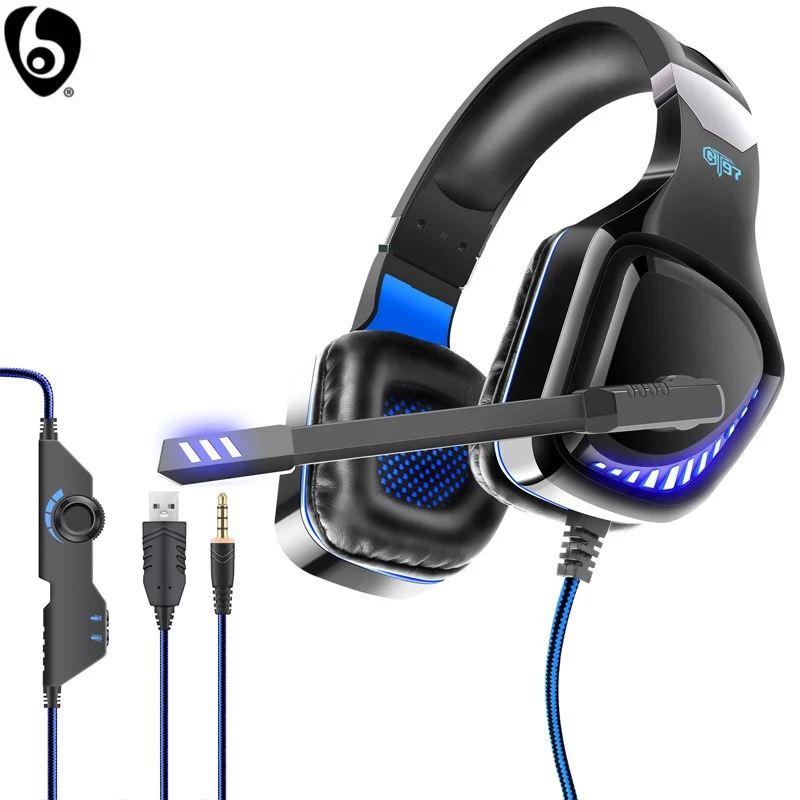 OVLENG GT97 Wired Gaming Headset E-Sports with Microphone LED Stereo ...