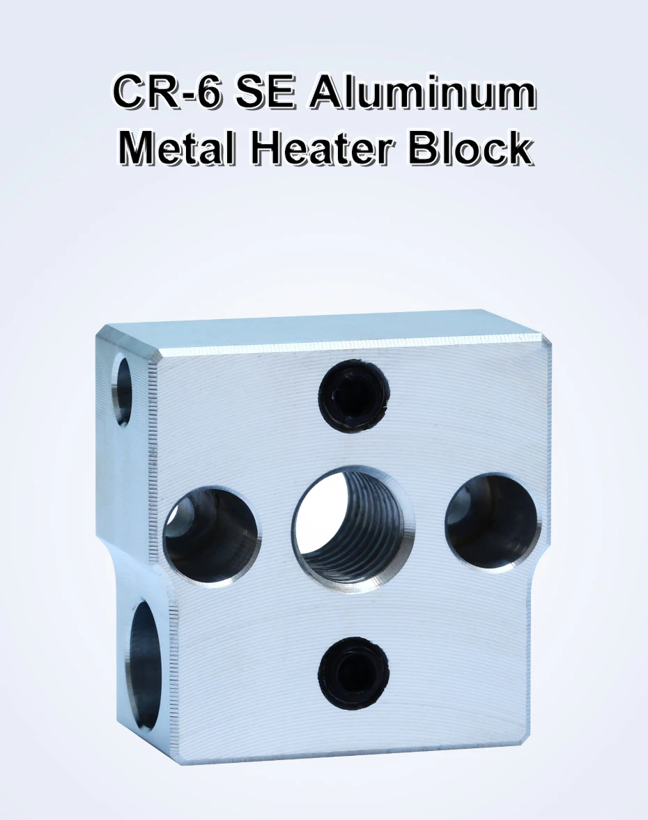CR-6 SE Aluminum Metal Heater Block