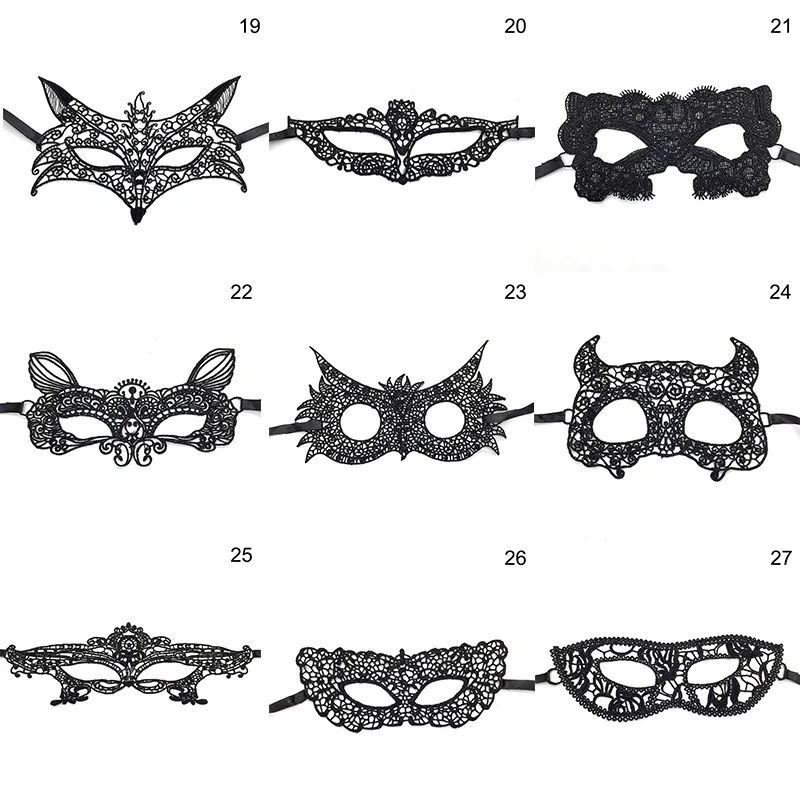 Printable Lace Masquerade Mask Template