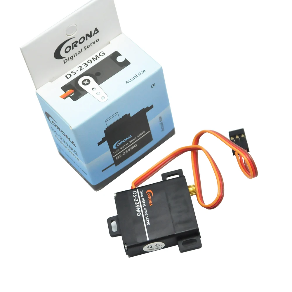Corona DS239MG Metal Gear Digital Slim Wing Mini Servo 22g / 4.6kg/0 ...