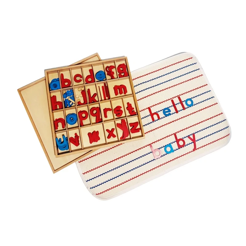 Montessori-Letter-Pieces-Box-Wood-Mobile-Alphabet-Language-Materials ...