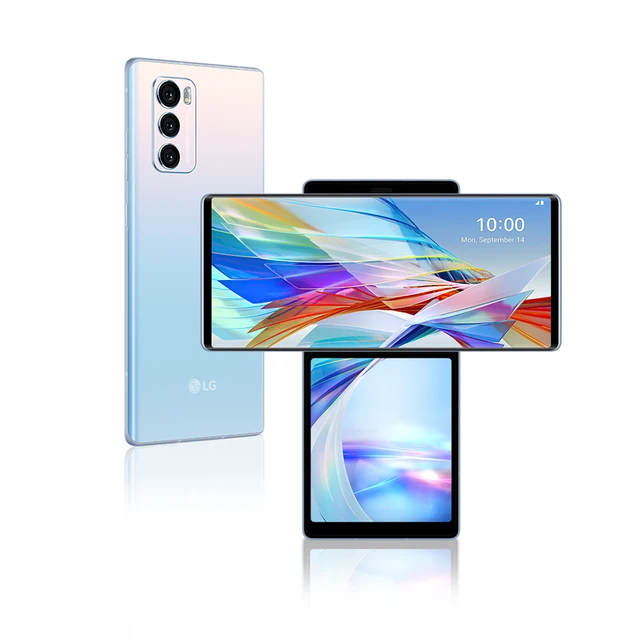 Original LG WING 5G CellPhone Unlocked 4G LTE LMF100N LMF100VM Mobile ...