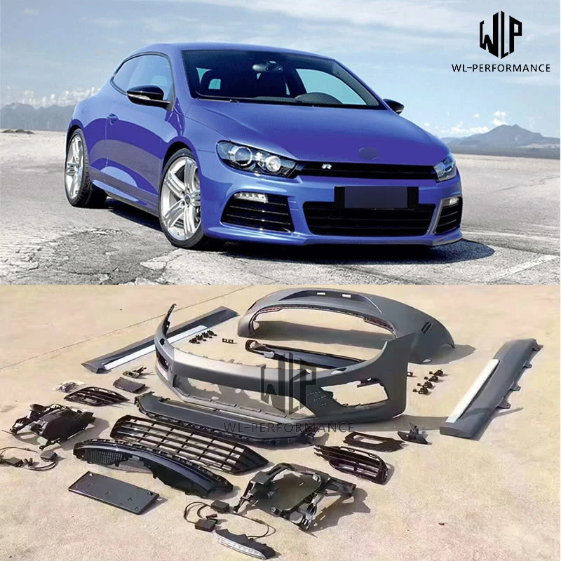 Pp Unpainted Car Body Kit Front Rear Bumper Side Skirts Exhaust for ...