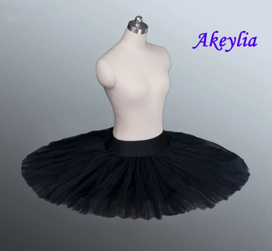 Firm Tulle Black Professional Half Ballet Tutu Professional Ballet ...