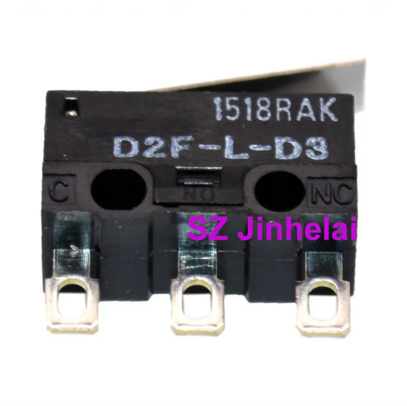 10pcs OMRON D2F L D3 แท้ BASIC SWITCH,แผ่น Micro Switch|สวิตช์ ...