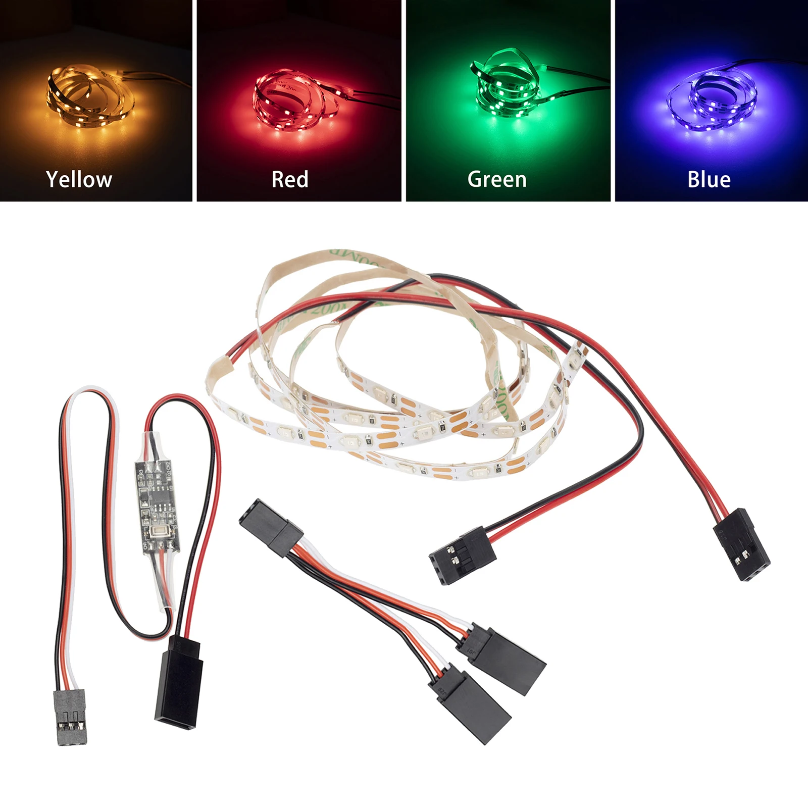 Remote LED Light Strip for RC Fixed Wing Airplane Flying Wing Plane ...