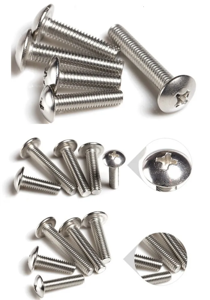 VIS,M2 100PCS-10mm--Boulon à vis Phillips en acier inoxydable 50-100 ...