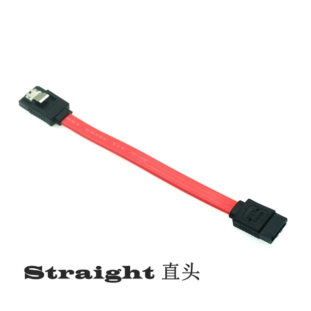 10CM Red Short SATA Cable Serial ATA SATA Line Cable DVD-ROM HDD SSD ...