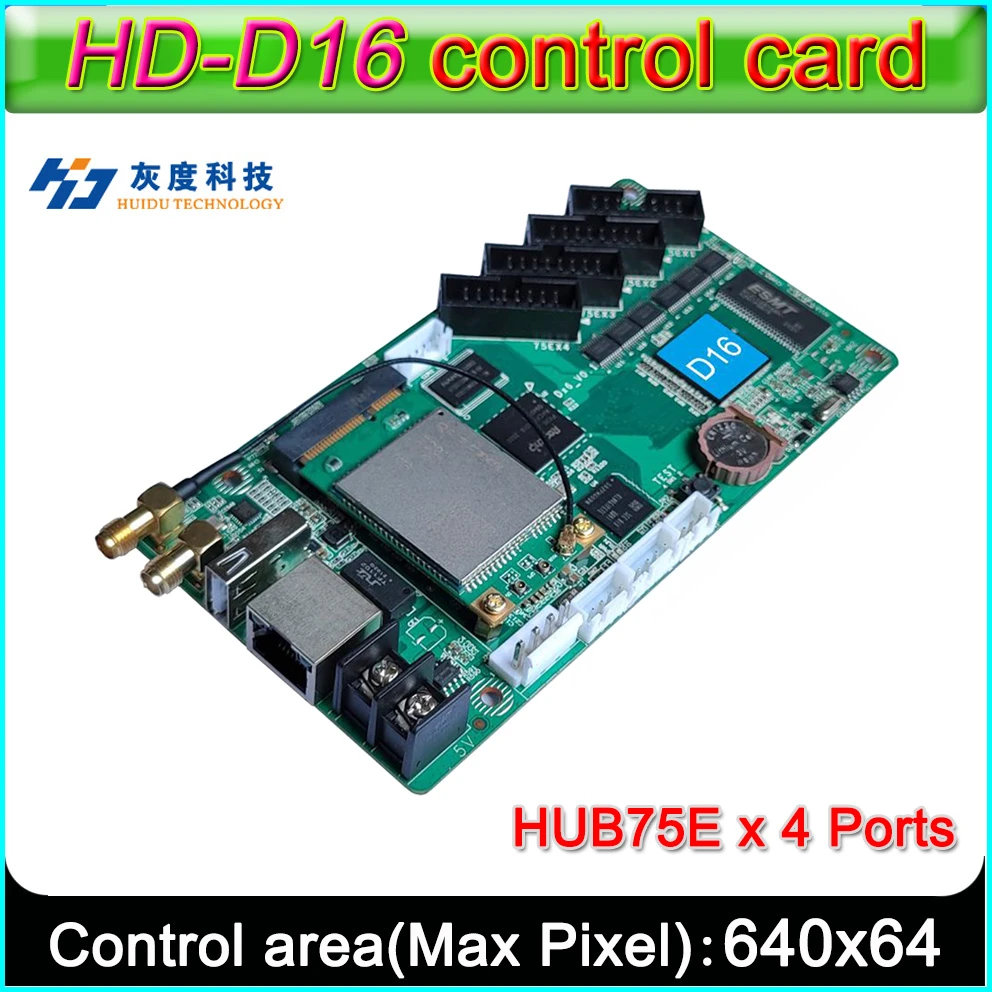 Huidu New Hd-d16-wifi Full Color Led Display Control Card,support 32 ...