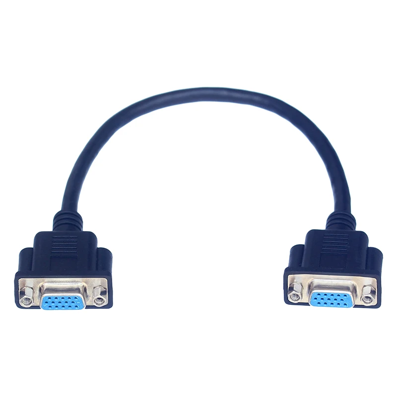 30cm-Short-VGA-Female-to-Female-D-Sub-Video-RGB-HD15Pin-Cable-Cord-for ...