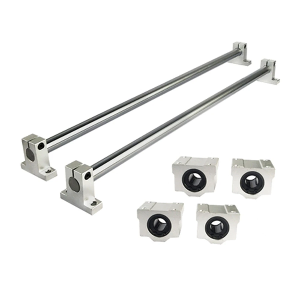 Optical Axis Linear Rail Shaft Od 8 10 12 Mm 100-600mm + Scs8uu Scs10 ...