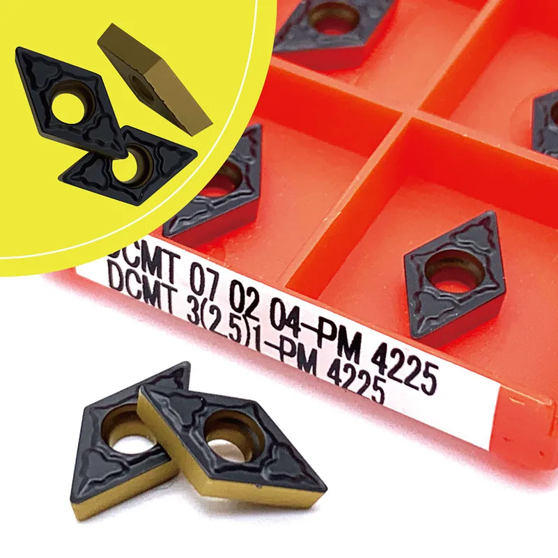DCMT070204 PM4225 DCMT2(1.5)1 PM4225 CNC Carbide Inserts Milling ...
