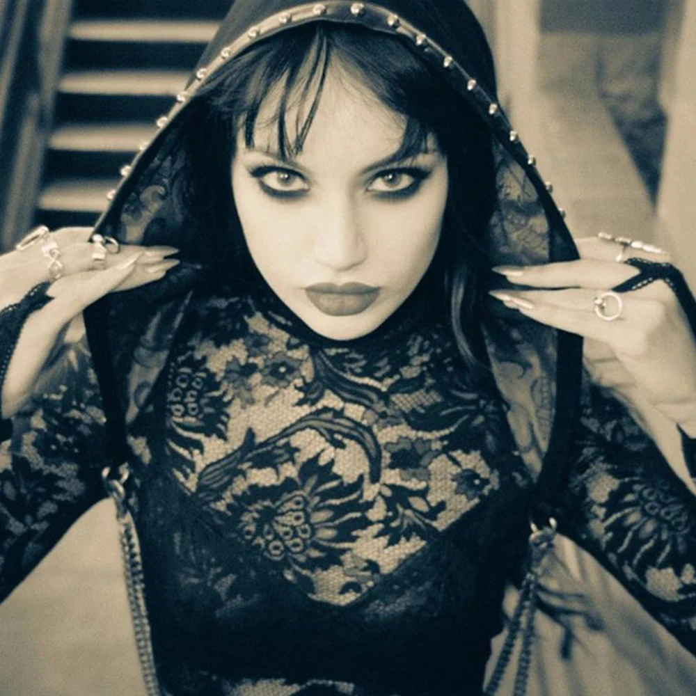 Готические костюмы для Хэллоуина женские Hadts модные шапки из бисера с ...