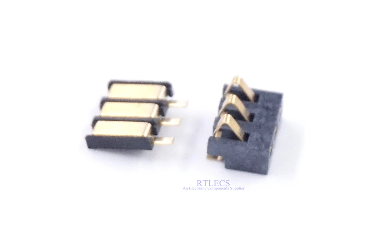 5pcs Spring Compression Contact 2.5 mm Pitch 3 Pin Female Male ...