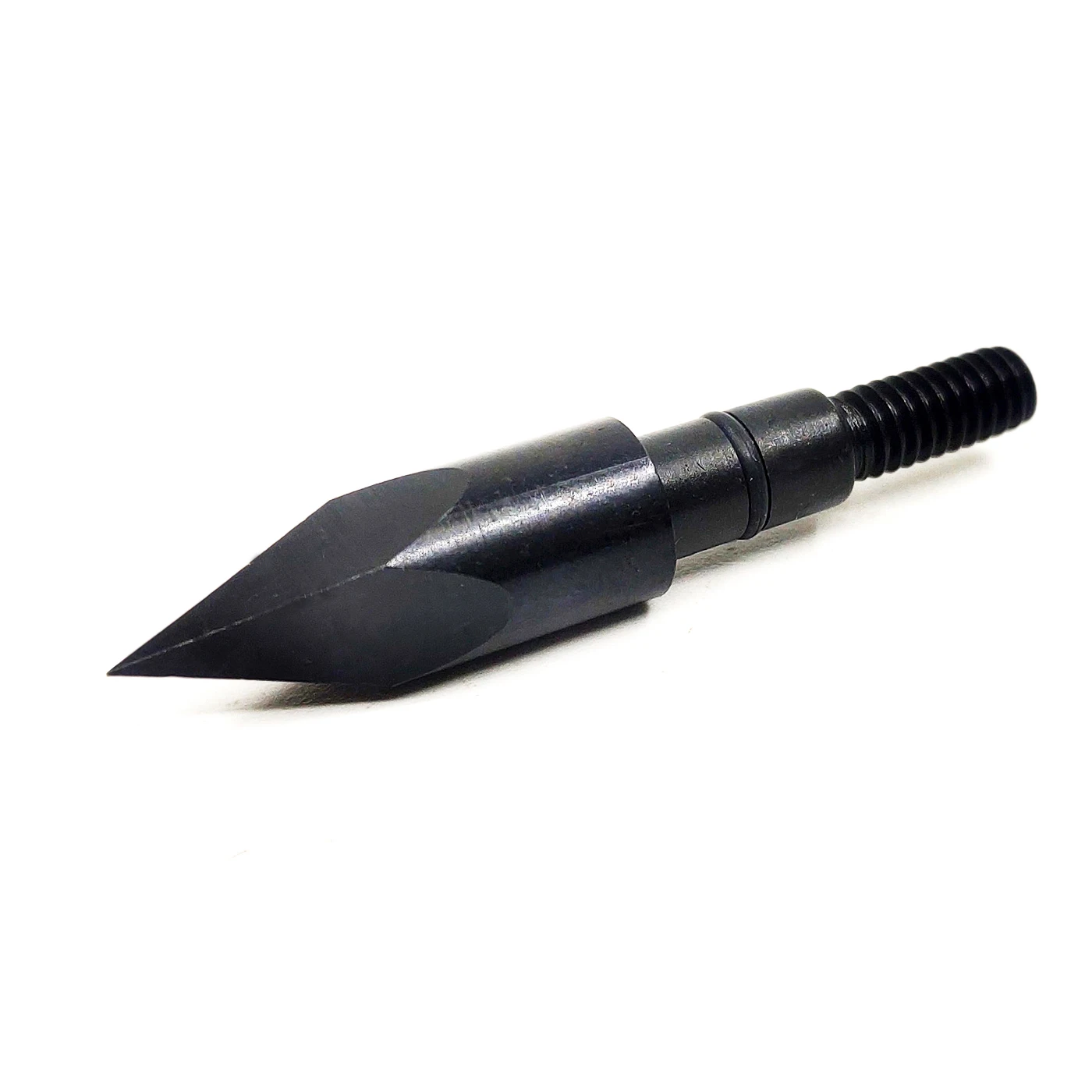 12Pcs 100gr Archery Black Steel Arrow Heads Target Point Broadhead ...