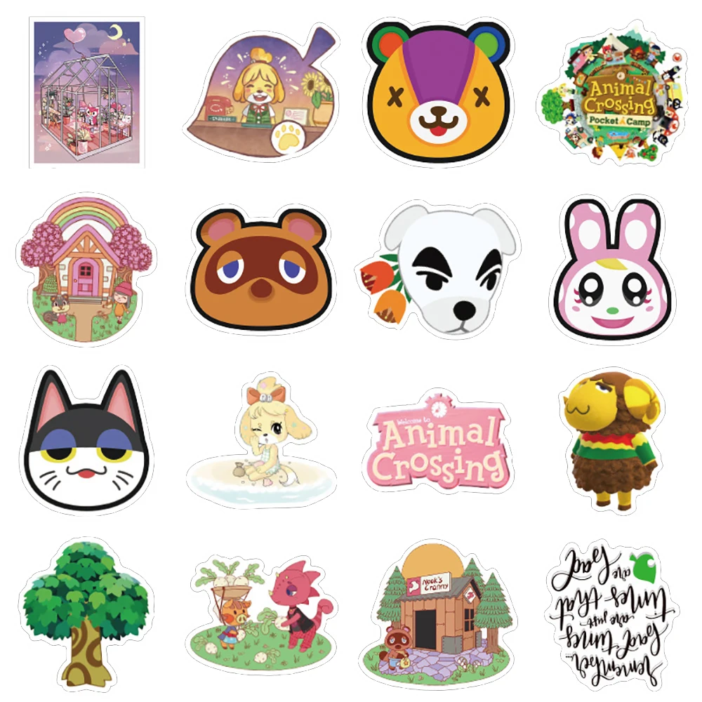 Stickers, Labels & Tags Paper Sticker Animal Crossing etna.com.pe