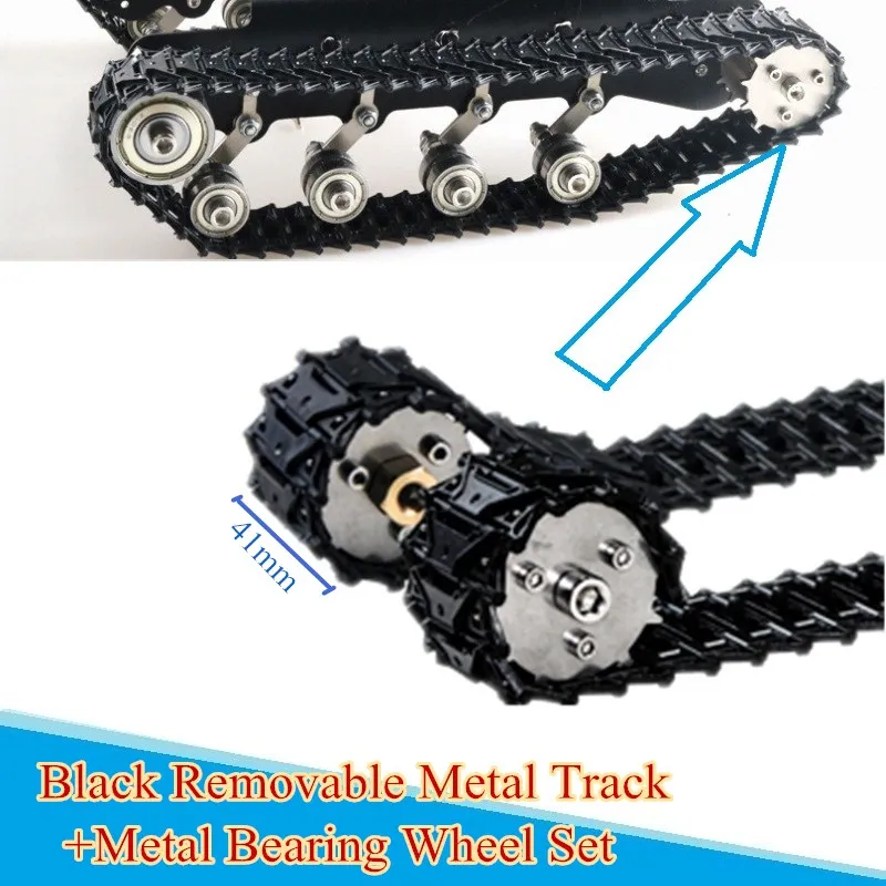 Metal Track+metal Driving Wheel , Metal Conveyor Belt, Removable Guide ...