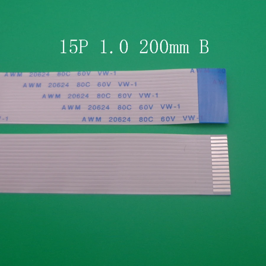 100pcs/lot FFC FPC flat flexible cable 1.0mm pitch 15pin 15PIN Reverse ...