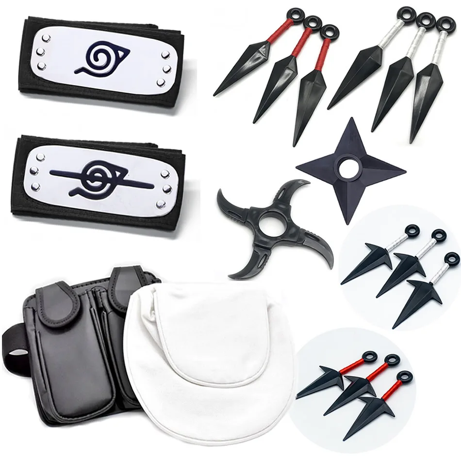 Naruto Ninja Weapons Pack Naruto Weapons Toys Set (Gift Box) Naruto