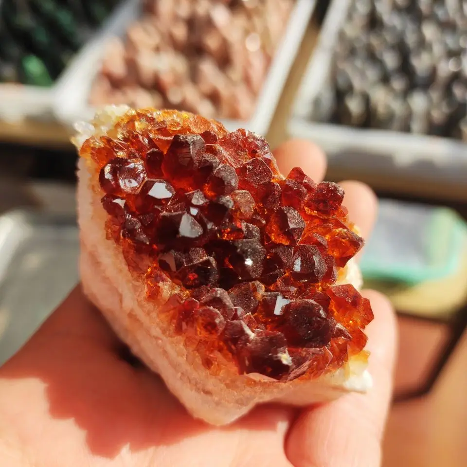 Raw Natural Citrine Quartz Crystal Rough Stones | Natural Citrine Crystal Cluster - Stones ...