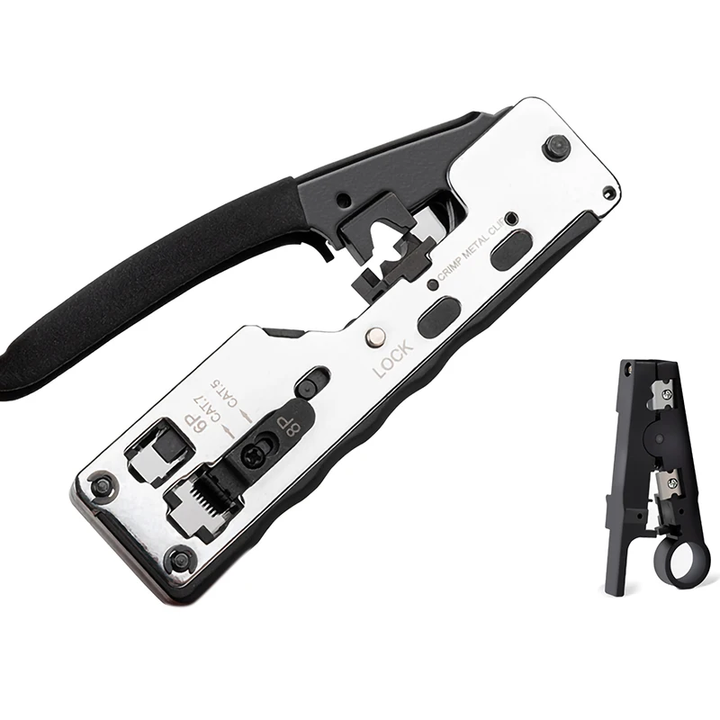 Combo Network Rj45 Tool Telecom Crimping Crimper For Rj45 Cat7 Cat6a ...