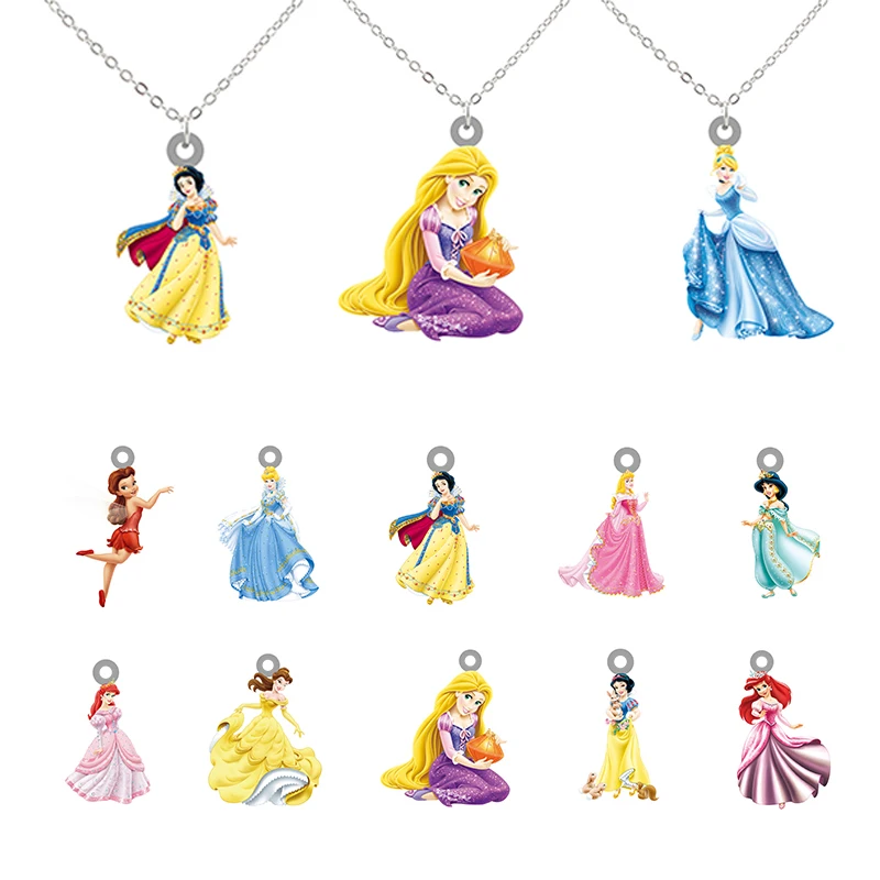 Disney Princess The Little Mermind Ariel Snow White Cartoon Characters ...