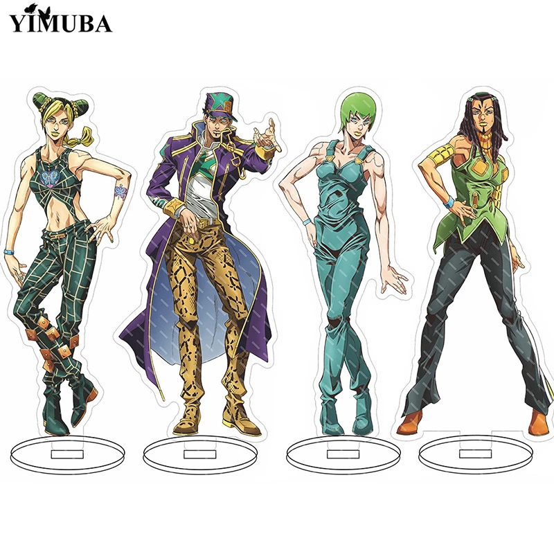New Arrival Stone Ocean Cosplay Stand Figure Model Plate Jojos Bizarre ...