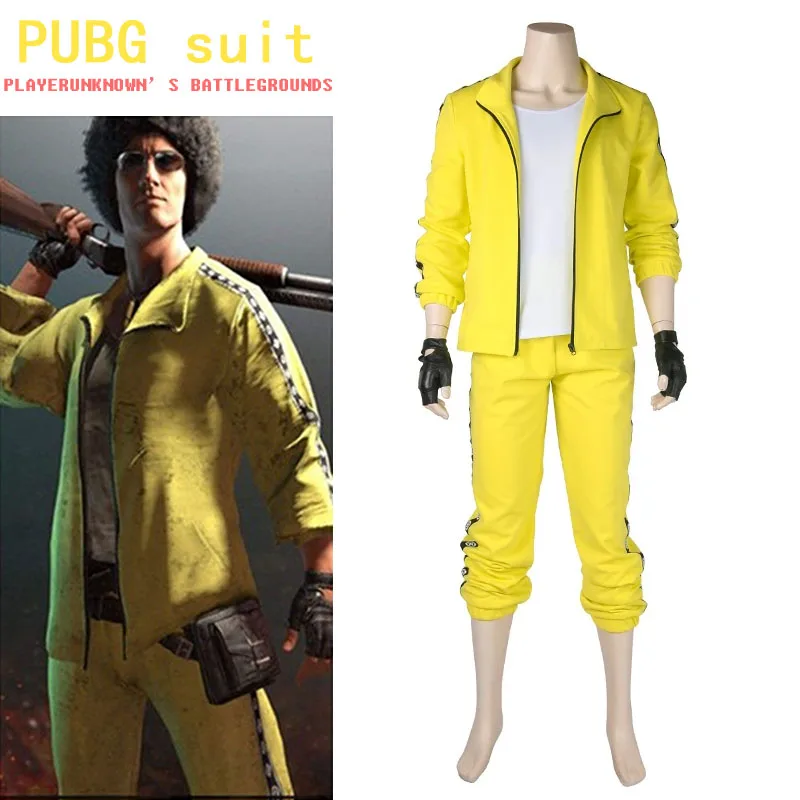 PUBG-Cosplay-Costume-Jacket-Game-Playerunknown-s-Battlegrounds-Yellow ...