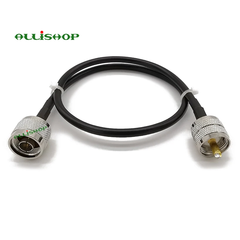 Enchufe macho de PL 259 UHF a conector macho N, conectores en LMR200 ...