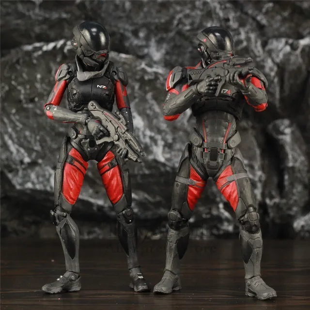 Mass Effect Andromeda 7 Sara Ryder Scott Ryder Action Figure Status ...