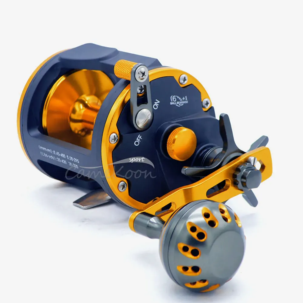 Bait-Casting-Drum-Fishing-Reel-6BB-1RB-Right-Hand-Strong-Drag-Force-Sea ...