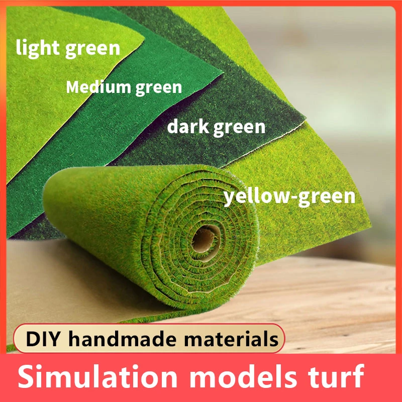 Multi-size Grass Mats Artificial Lawn Turf Model Landscape Scale Train ...