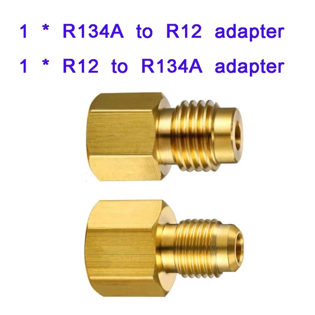 2Db R12-R134A R134A-R12 Adapter Készlet 1/4 ‘ Női Fáklya O-Gyűrűvel X 1 ...