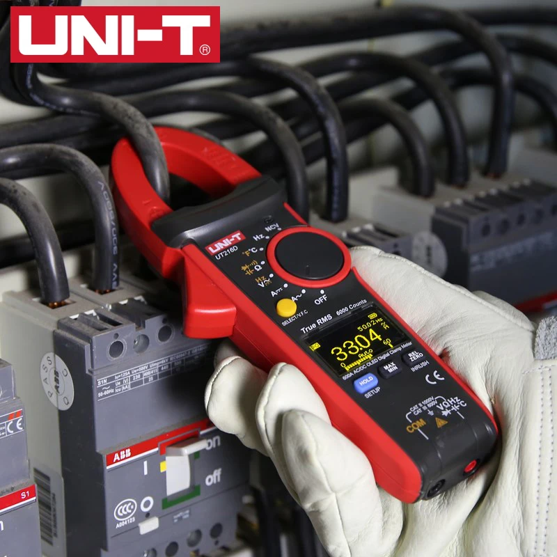 UNIT UT216A UT216C Digital Clamp Meter AC DC Measurement RMS Frequency ...