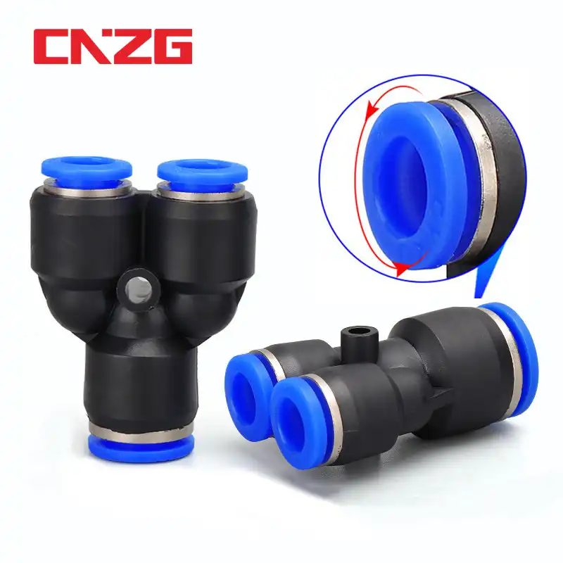 Pneumatic Fitting Tube Connector Fittings Air Quick Water Pipe ...
