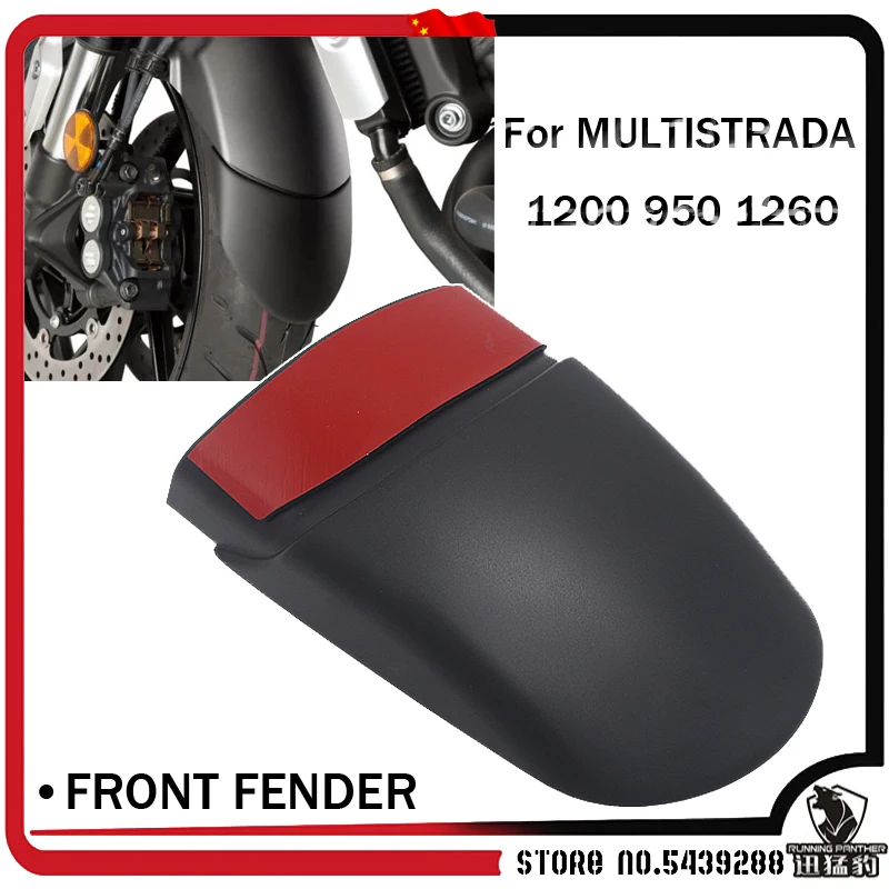 Black-Motorcycle-Front-Fender-Protector-Front-Wheel-Extension-For ...