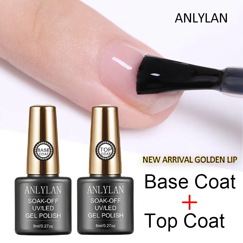Base-And-Top-Coat-Gel-Nail-Polish-UV-15ml-Transparent-Soak-Off-Primer ...