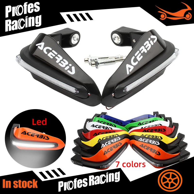 Motorcycle-Hand-Guards-With-LED-For-22MM-28MM-Hand-Guards-Enduro-Dirt ...