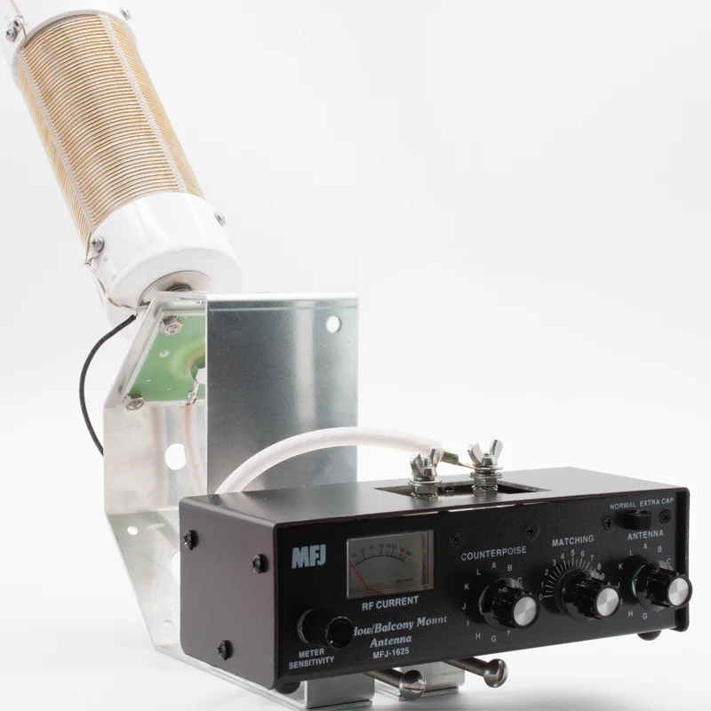 MFJ 1625 antenna Active low noise MW SW balcony erection antenna With ...