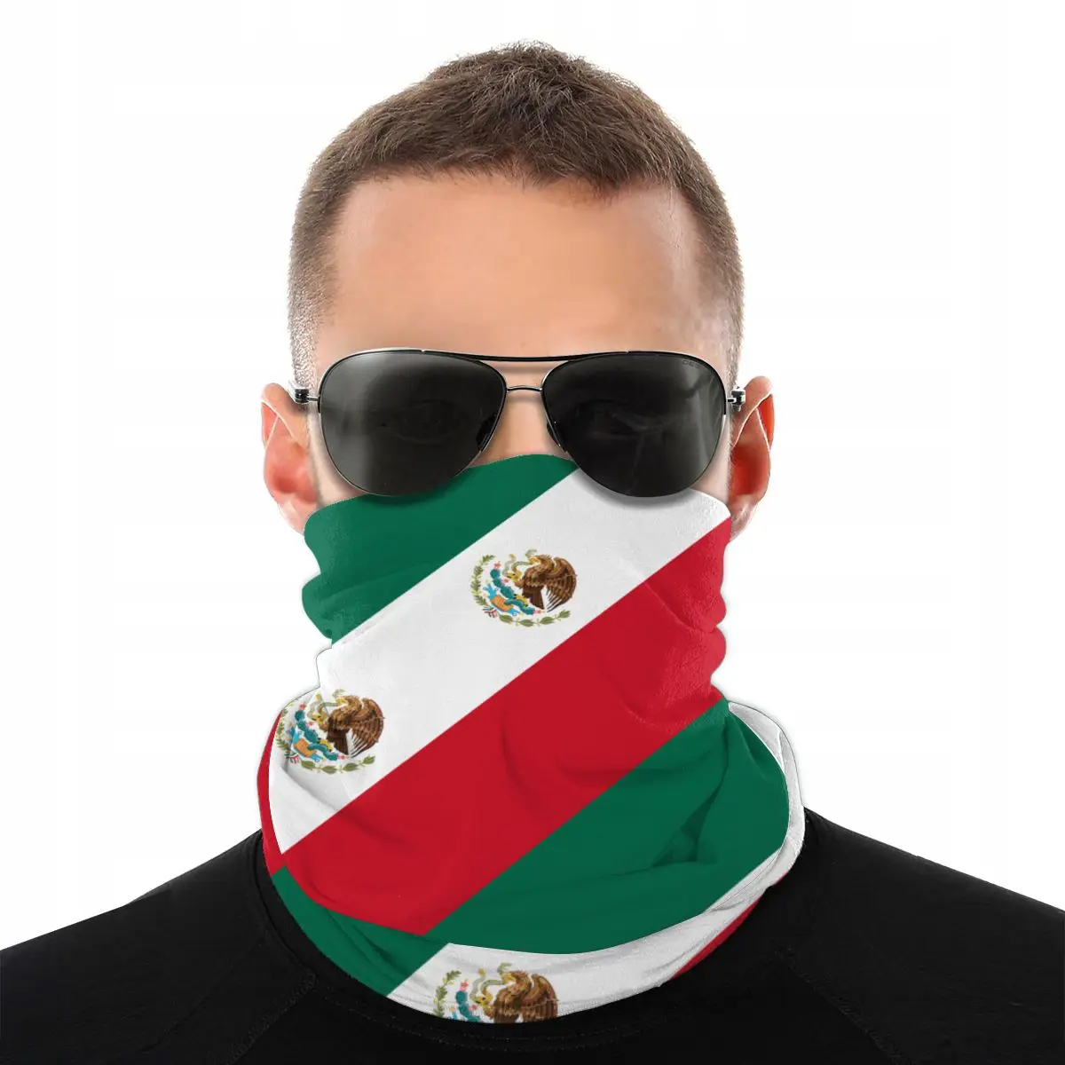Bufanda de México para hombre y mujer, máscara de media cara ...