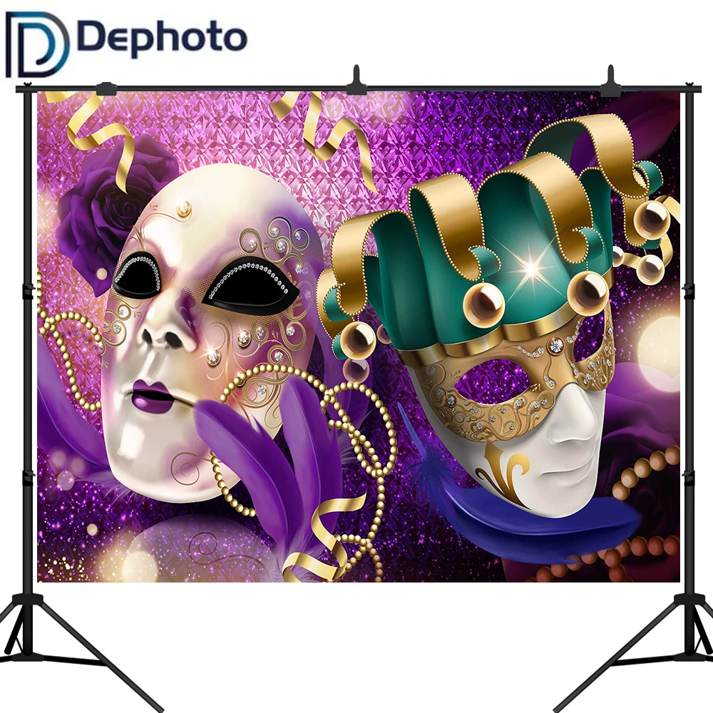 Carnival Masquerade Mardi Gras Photography Backdrops,Masquerade ...