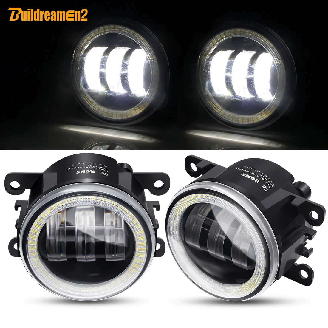 2 X Angel Eye Fog Light For Subaru Forester Wrx Sti Impreza Xv Brz ...