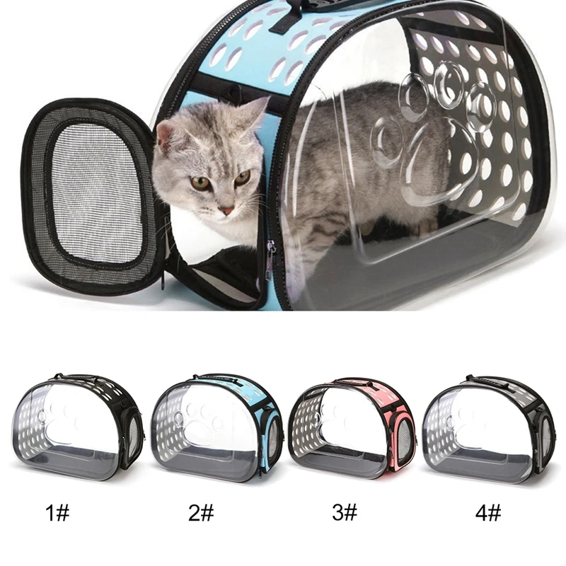 1Pc Transparent Cat Backpack Fashion Pet Cat Bag Carrier For Cats Space ...